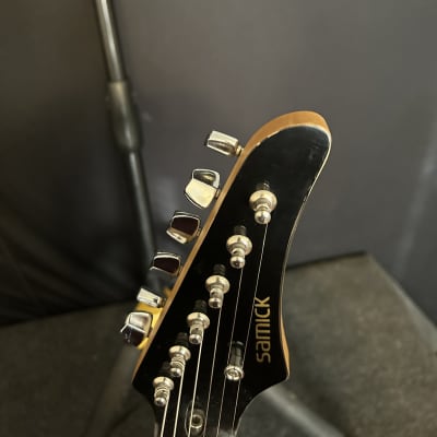 Samick Stratocaster LS-11 Black Electric Guitar w/ Gig Bag | Reverb