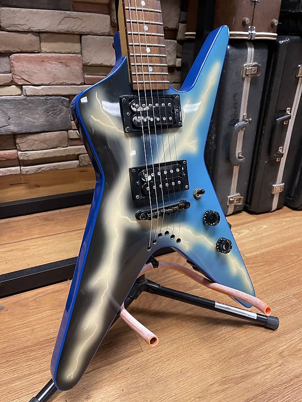 Dean Baby from hell Blue/lightning bolts | Reverb