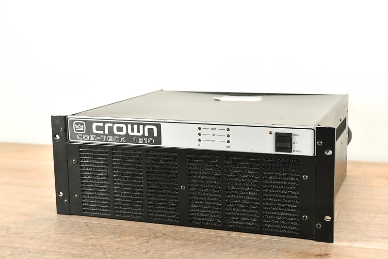 Crown Com-Tech 1610 2-Channel Power Amplifier CG00537 | Reverb
