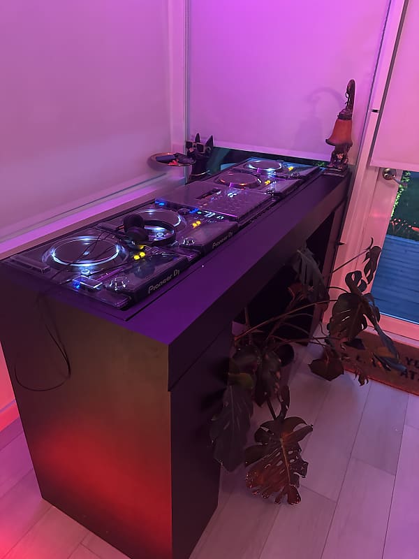 Custom DJ Booth Custom 2023 - Matte Black Wood | Reverb