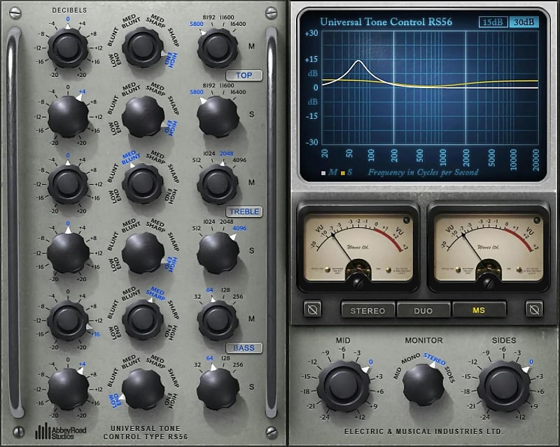 Waves Abbey Road RS56 Passive EQ (Download) The Abbey Road EQ | Reverb