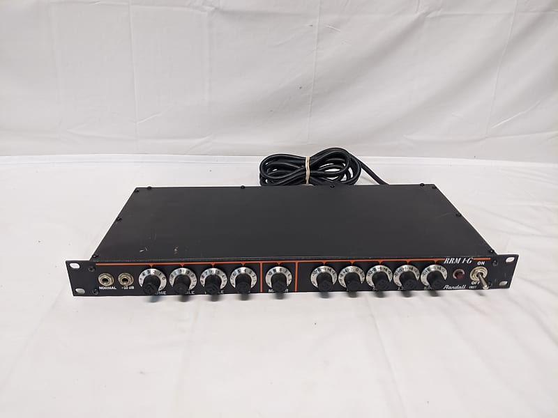 Randall RRM 1-G Black Rack Mount Guitar Preamp Module Unit | Reverb
