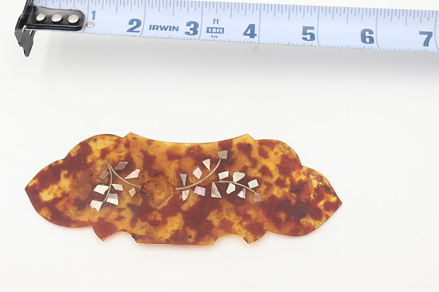Authentic Vintage Antique Tortoise Shell mandolin inlay w/ | Reverb