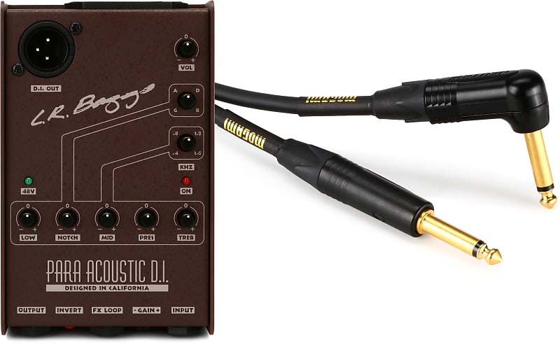 LR Baggs Para DI Acoustic Guitar Preamp / DI with 5-band EQ | Reverb