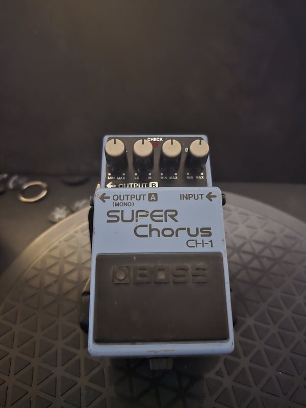 Boss CH-1 Super Chorus (Pink Label) 1989 - 2001 - Blue | Reverb