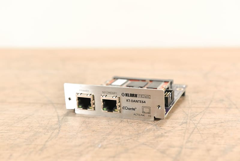Klark-Teknik KT-DANTE64 Audinate Dante Network Module | Reverb Canada