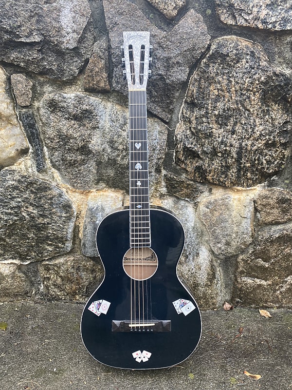 “Lil’ Gambler” Goodman handmade ladder braced Stella style | Reverb