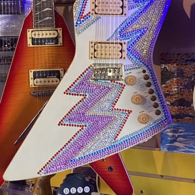 Cort Effector Explorer Style Guitar MIK WOW 1980s - White / | Reverb