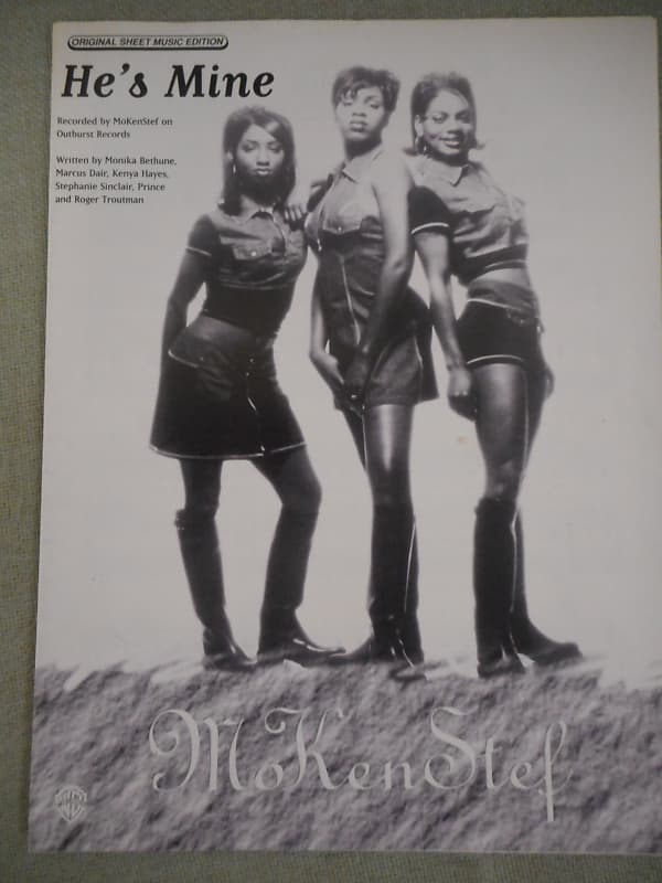 Mokenstef "He's Mine" Sheet Music 1995 | Reverb