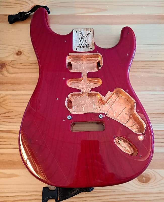 Warmoth Stratocaster Body 2023 - Transparent Red | Reverb