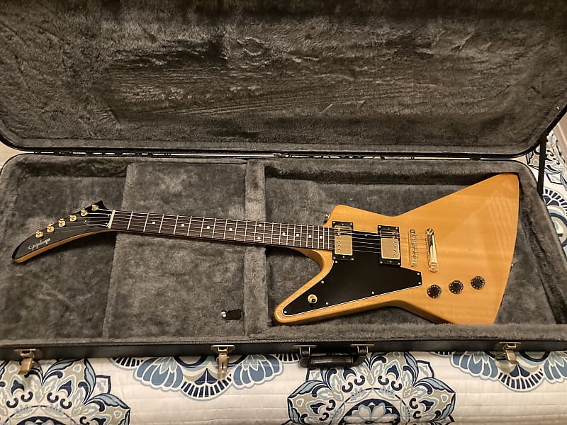 Epiphone 58 Explorer 1999 - Natural | Reverb