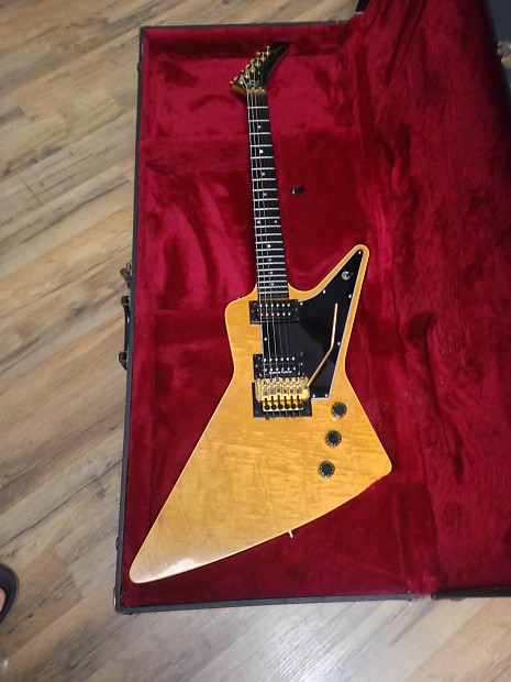 Gibson Explorer E2 1982 Natural Flame Top | Reverb