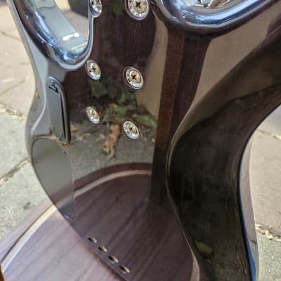 Rogue LX408 8 String Bass 2000s - Translucent black | Reverb