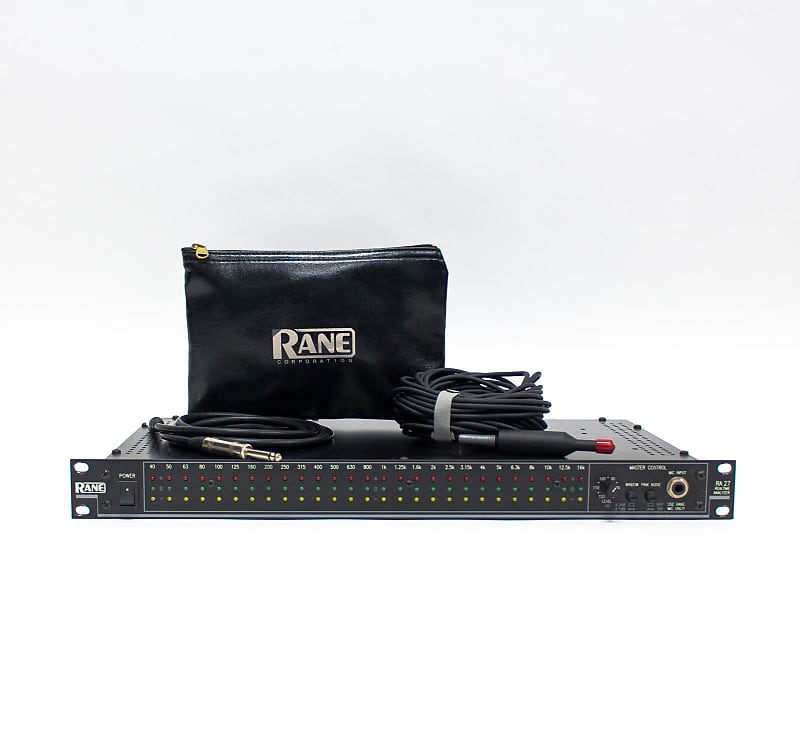 Rane RA27 Real Time Analyzer with Condenser Microphone and | Reverb