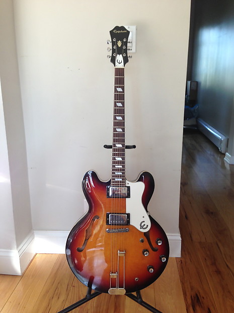 Epiphone Riviera 1990's Vintage Sunburst "project guitar" | Reverb