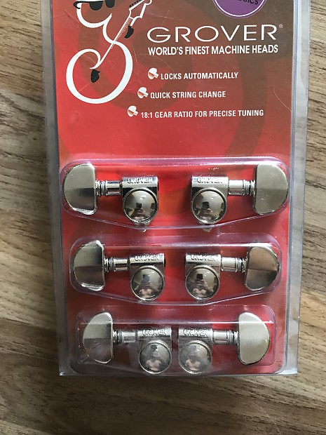 Grover Rotomatic Nickel tuners | Reverb UK