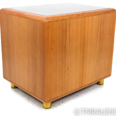 REL Studio III Dual 10" Powered Subwoofer; Cherry | Reverb