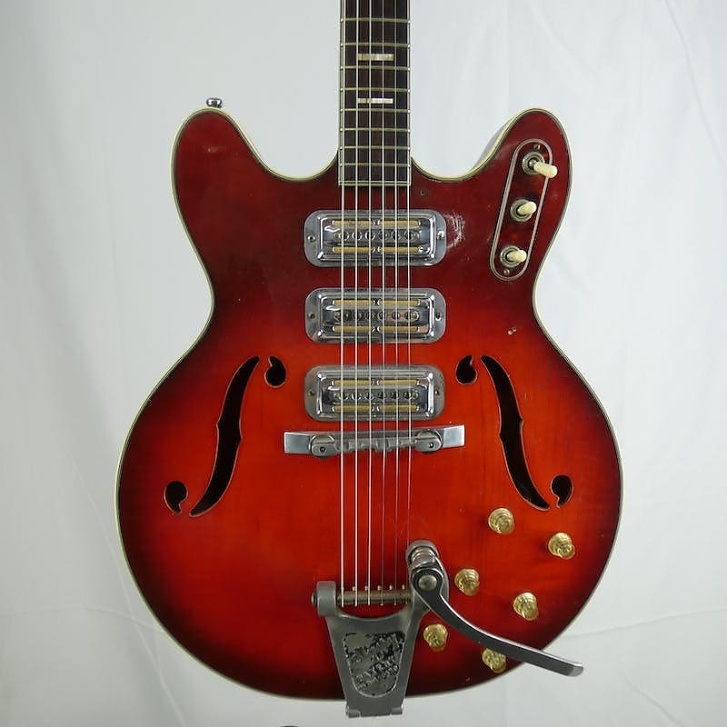 Used Harmony H78 60S W/OHSC Electric Guitars Red | Reverb