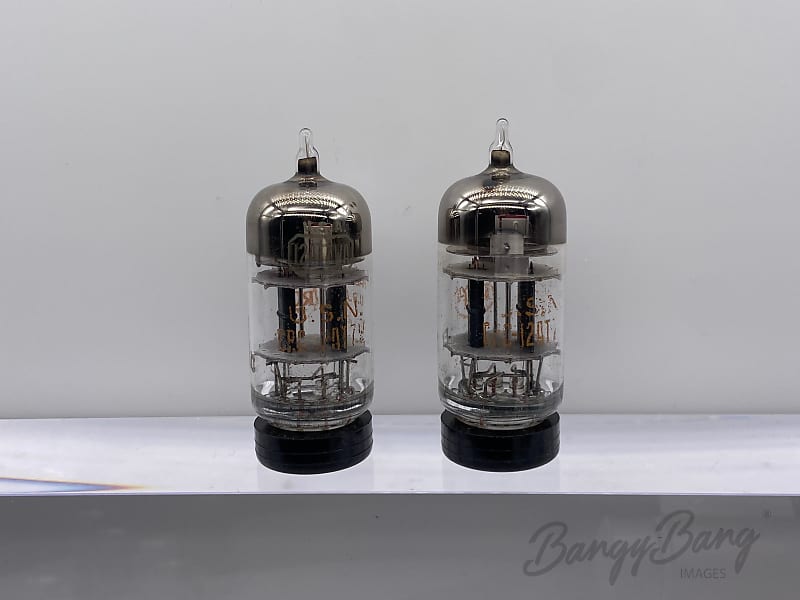 Matched Pair RCA 12AT7WA Dual Triode Guitar Amp. Audio Vacuum | Reverb