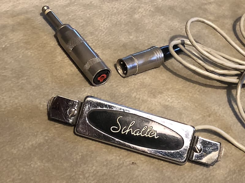 Schaller Acoustic Sound Hole Pickup 60s-70s - Chrome | Reverb