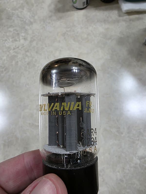 Vintage Sylvania 5AR4 GZ34 Rectifier Tube | Reverb
