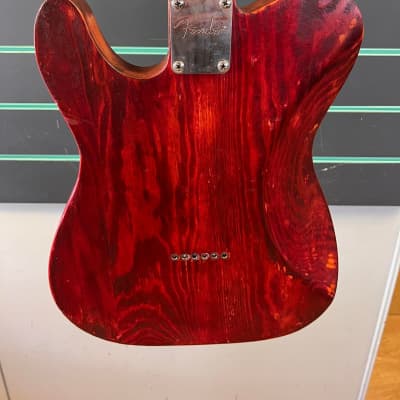Fender Modern Player Telecaster Plus Refinished Red Stain | Reverb UK