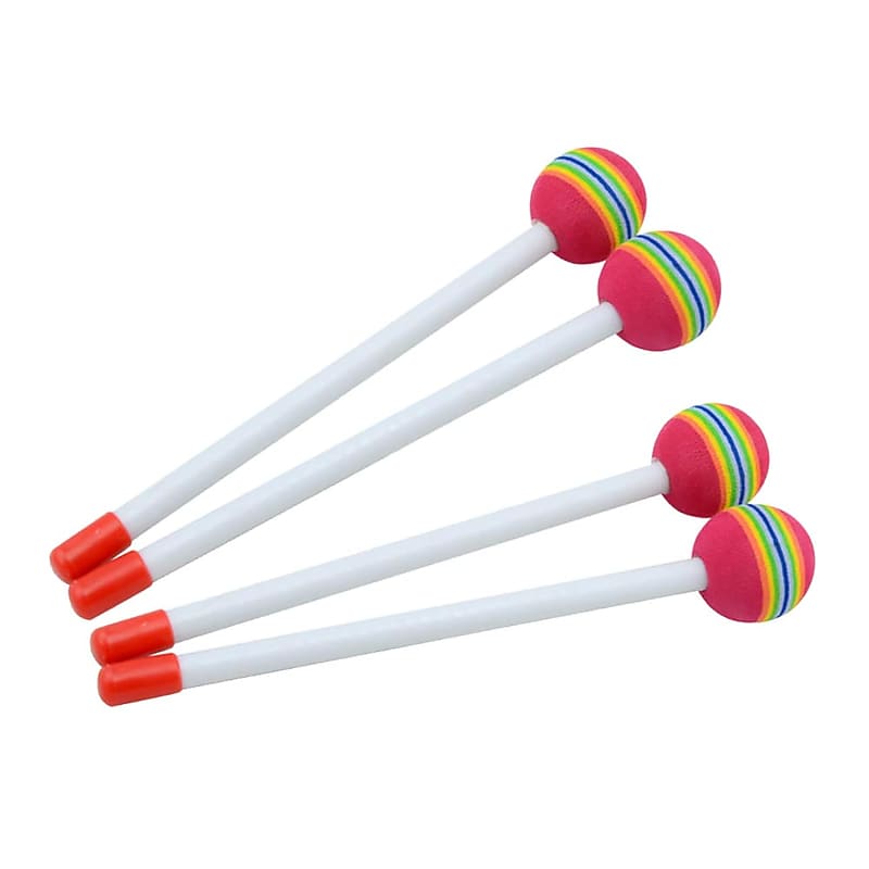 4 Pcs Lollipop Drum Mallet Sticks Hammer Percussion Sticks | Reverb