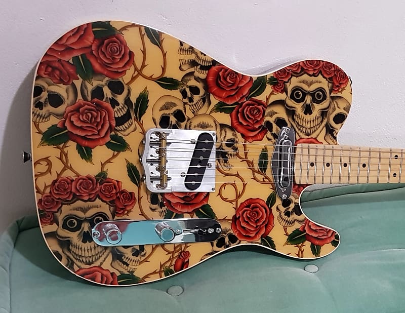 Telecaster DGR Epoxy Over Fabric. Nitro Lacquer | Reverb