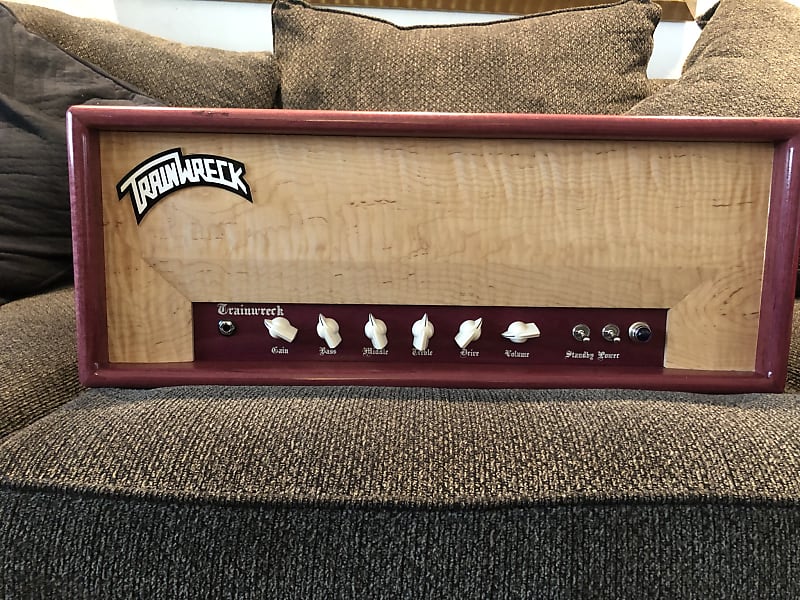 Trainwreck Liverpool 2021 Purple Heart Wood With Flame | Reverb UK
