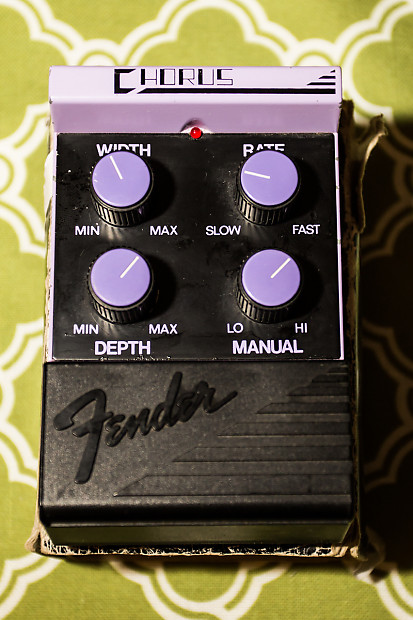 Fender Vintage Stereo Chorus Purple & Black | Reverb