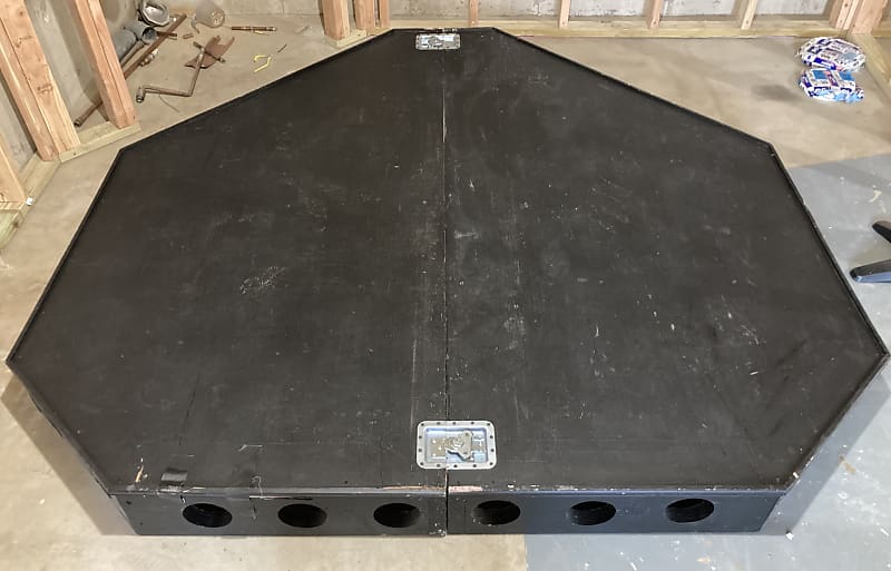 Custom Built Drum Riser / Platform Black | Reverb