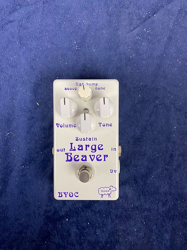 BYOC Large Beaver Sustain Fuzz Pedal in Box Pre-owned | Reverb