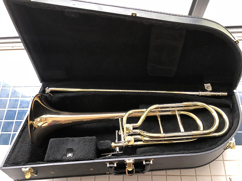 Getzen Bass Trombone - 1062FDR - Rose Brass Bell | Reverb