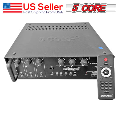 5Core Professional Paging stereo DJ PA power Amplifier system | Reverb