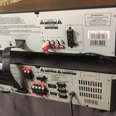 Pioneer M-4000 High Power Amplifier/ CX-4000 Tuner Control | Reverb
