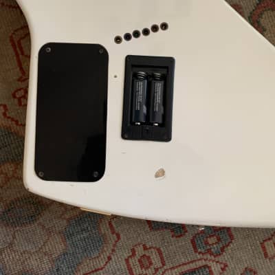 1980s Cort Effector electric guitar Explorer with built in | Reverb