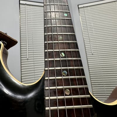 2003 Anderberg Gunnie Carved Top Neck Thru Custom | Reverb