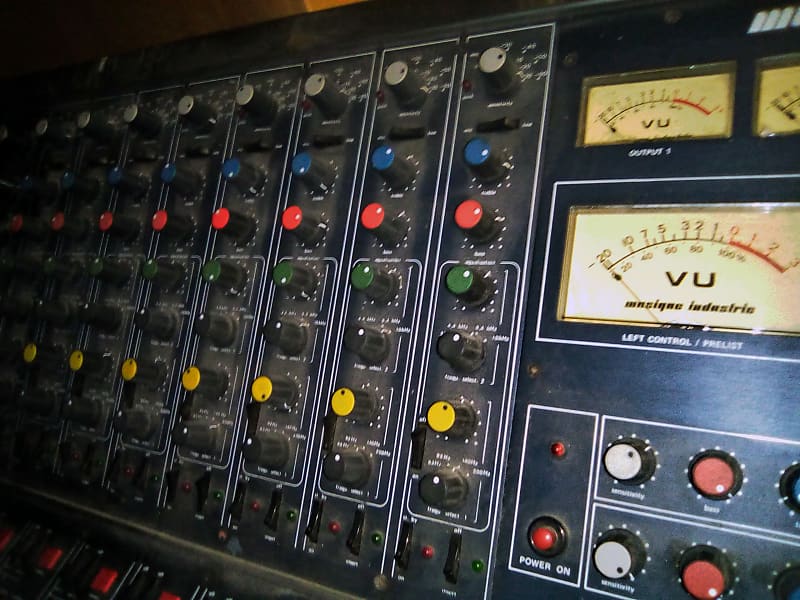 Musique Industrie PMI 616 QUADRAPHONIC MIXER 1970s - Blue | Reverb