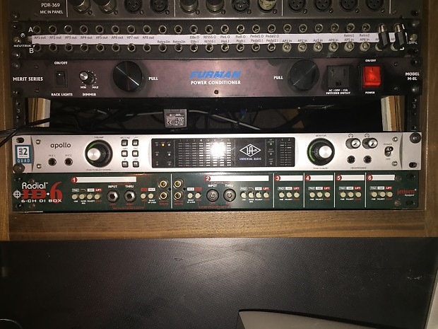 Radial Engineering JD6 6 channel rackmount passive DI Box | Reverb
