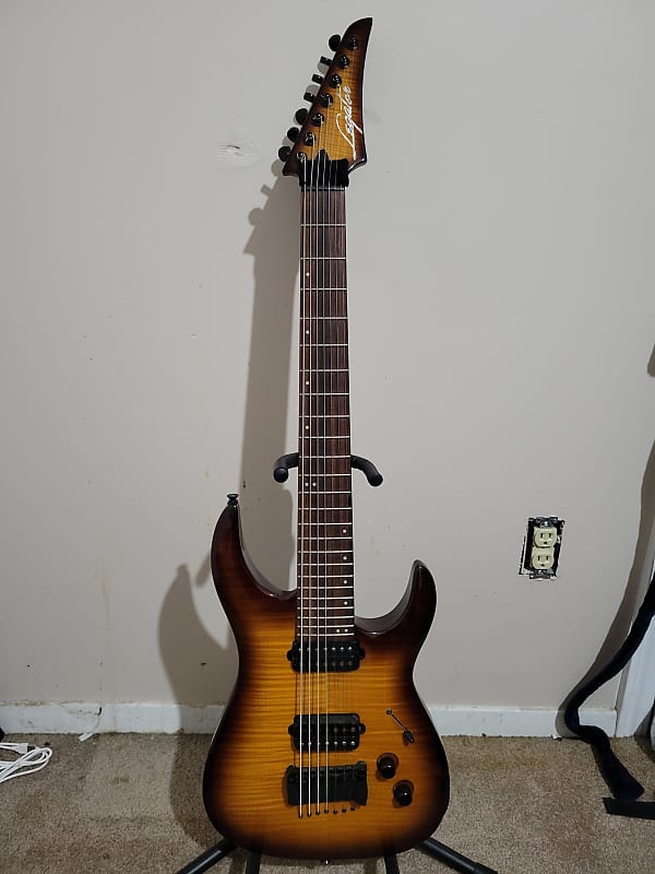 Legator Ninja 200 7 String w/ Hardshell Case - Tobacco Burst | Reverb