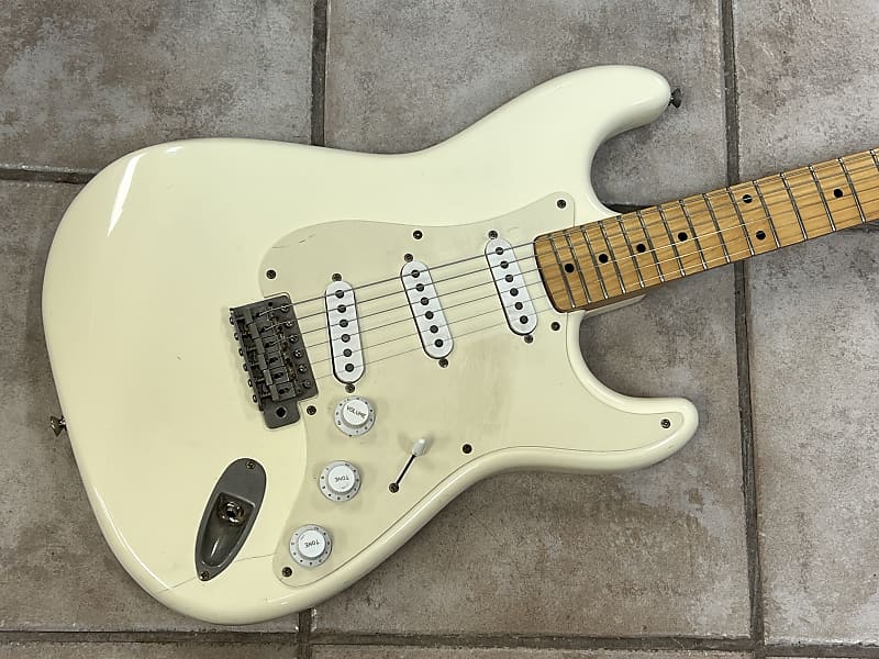 1981 Greco Japan MIJ Super Power '58 Olympic White fat maple | Reverb