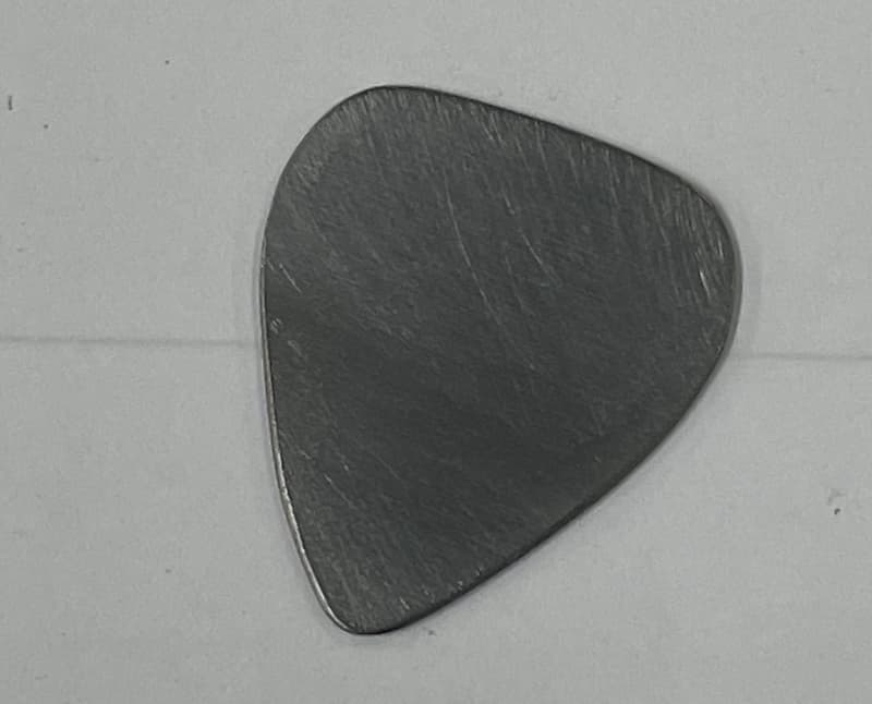 titanium guitar pick Pick 2023 titanium finish | Reverb