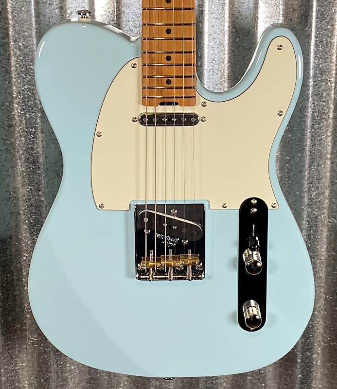 Musi Virgo Classic Telecaster Baby Blue Guitar #0647 Used | Reverb