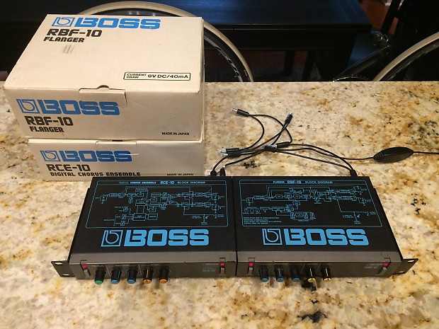 Boss RBF-10 Flanger & RCE-10 Chorus w/ RAD-50 Rack Adapter | Reverb