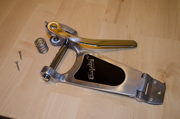 Bigsby B60 Aluminum Vibrato Tremolo Tailpiece, Great | Reverb