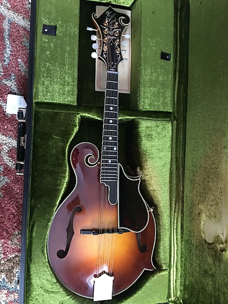 Gibson F-5L Mandolin 1988 Sunburst. Steve Carlson signed, | Reverb