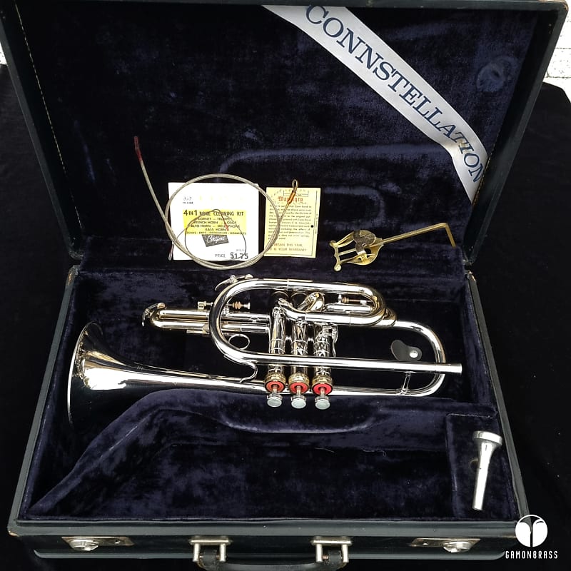C.G. Conn Connstellation 38A cornet case mouthpiece | Reverb