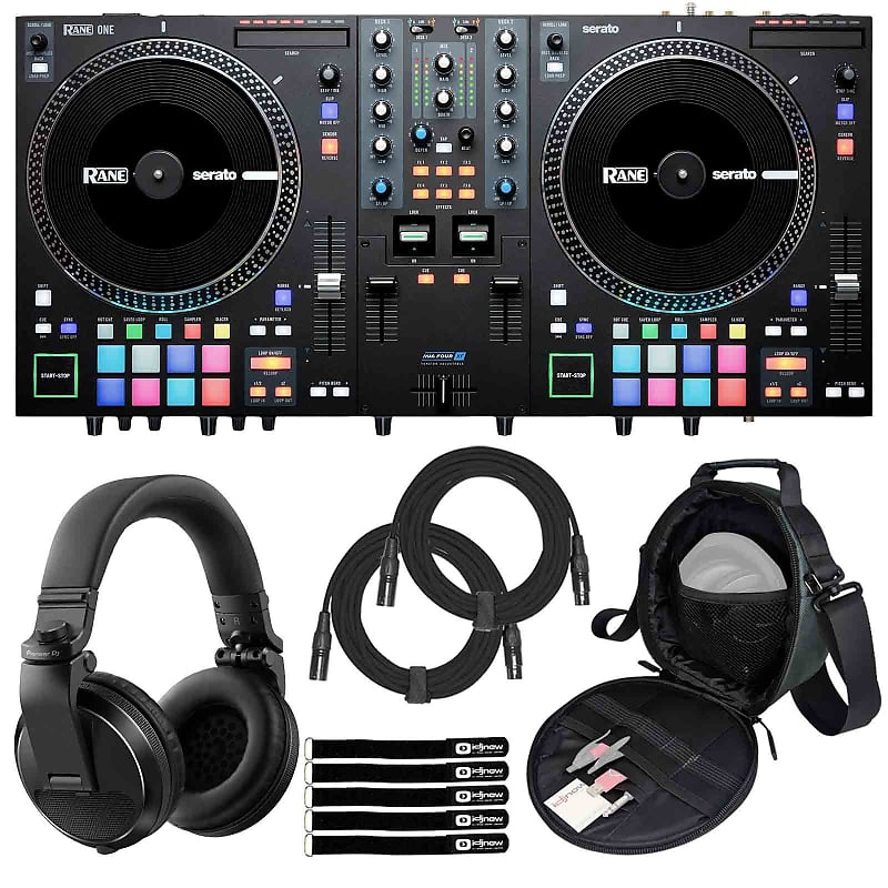 Rane ONE 2 Channel Pro 7" Motorized Turntable Style Decks DJ | Reverb