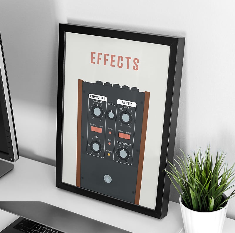 Moogerfooger Effects Print - Music Producer Poster, Filter | Reverb