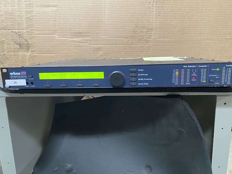Orban ORBAN 2200 OPTIMOD FM DIGITAL AUDIO PROCESSOR #26 | Reverb